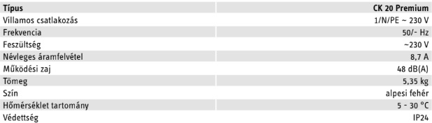 CK 20 Premium – Hőtárolóskályha